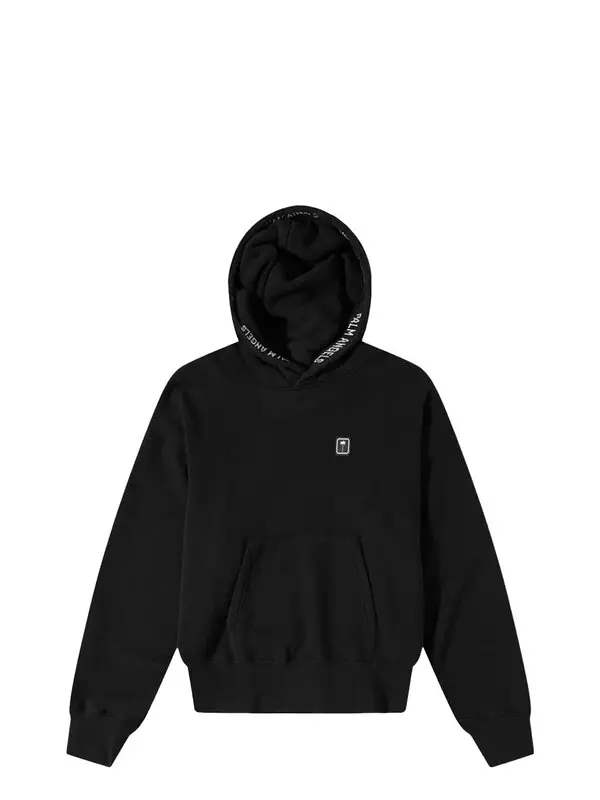 Palm Angels Palm Patch Taping Popover Hoodie - Black