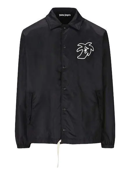 Palm Angels Nylon Jacket - Black