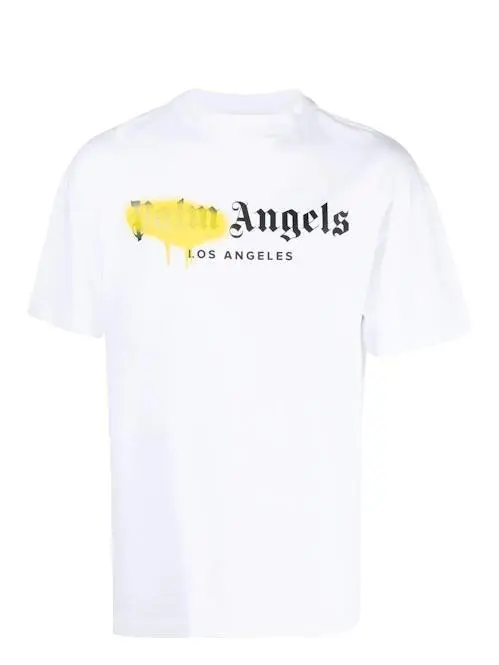 Palm Angels La Spray Logo T-shirt - White