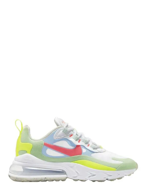 Nike Air Max 270 React Regrind - White/flash Crimson/cucumber Green