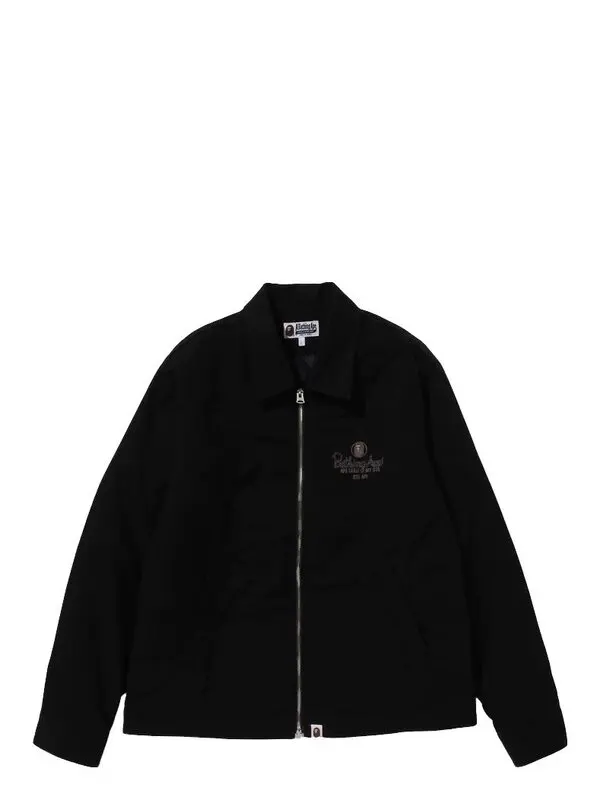 A BATHING APE Canvas Work Jacket - Black