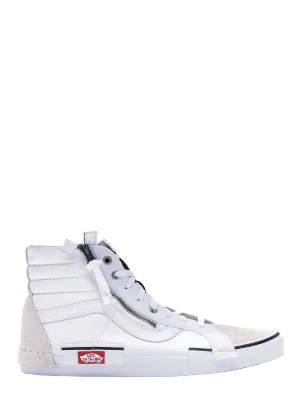 VANS Sk8-hi Checkerboard Cap - True White/black