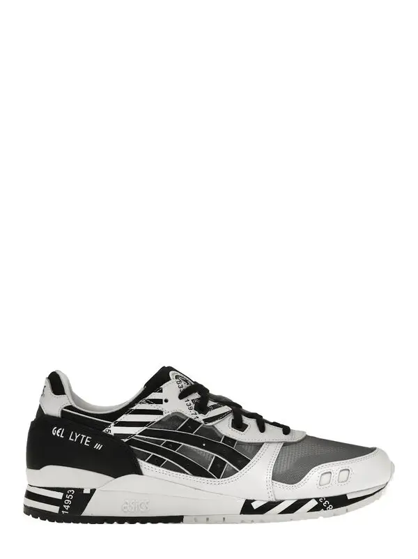 Asics Gel Lyte Iii Barcode Sneakers - White/black