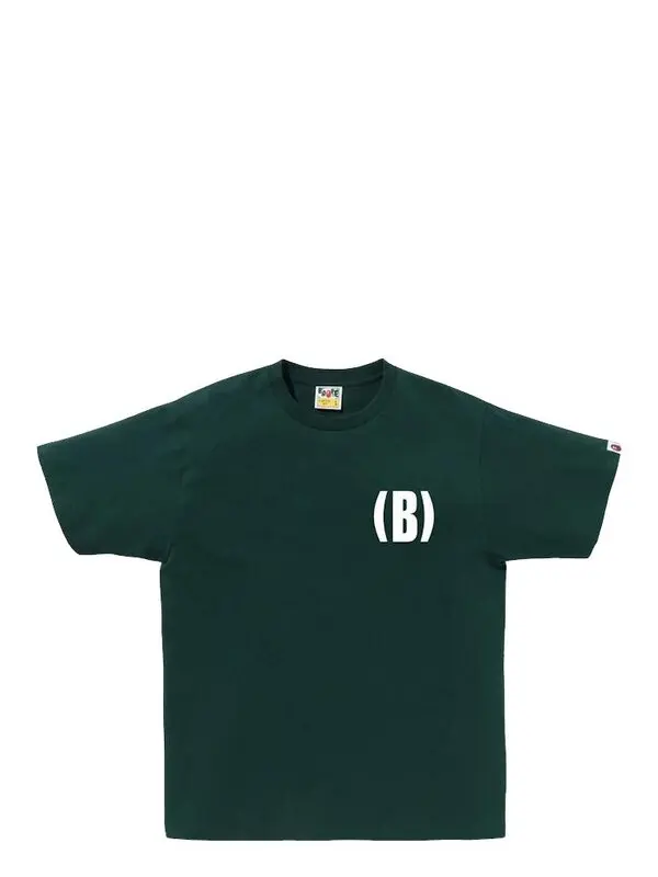 A BATHING APE B One Point Tee Shirt - Green