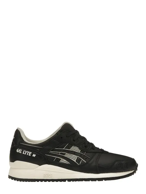 Asics Gellyte Iii Leather Sneakers - Black/cream