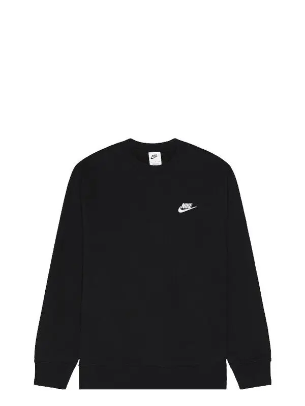 Nike Sportswear Club Fleece Crewneck Sweatshirt - Black/white
