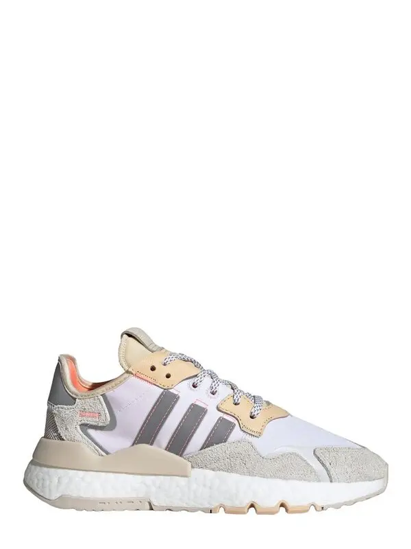 Adidas Nite Jogger Sneakers - Cloud White/linen/glow Orange