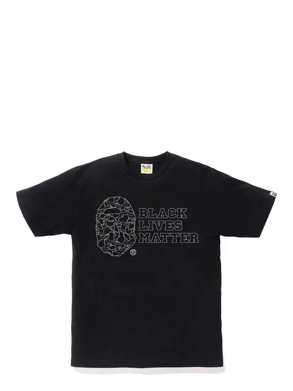 A BATHING APE Lives Matter T-shirt - Black