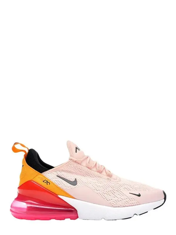 Nike Air Max 270 Sneakers - Washed Coral/black/laser Fuchsia