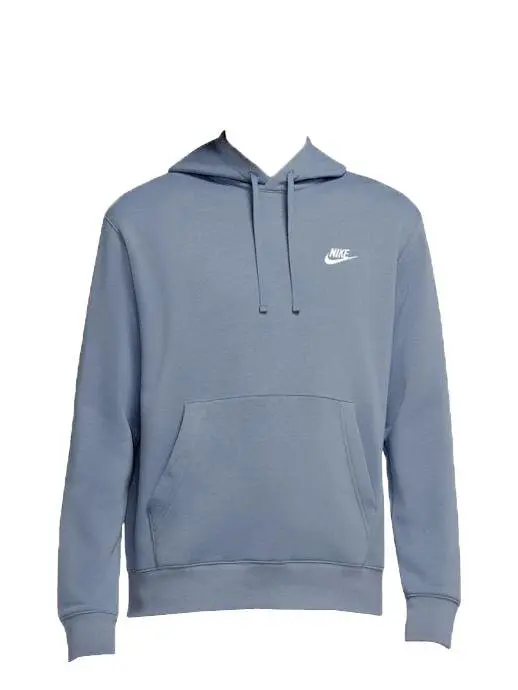 Nike Sportswear Club Fleece Pullover Hoodie - Ashen Slate/white