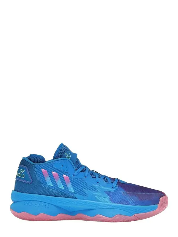 Adidas Dame Basketball Shoes - Blue/pink/purple