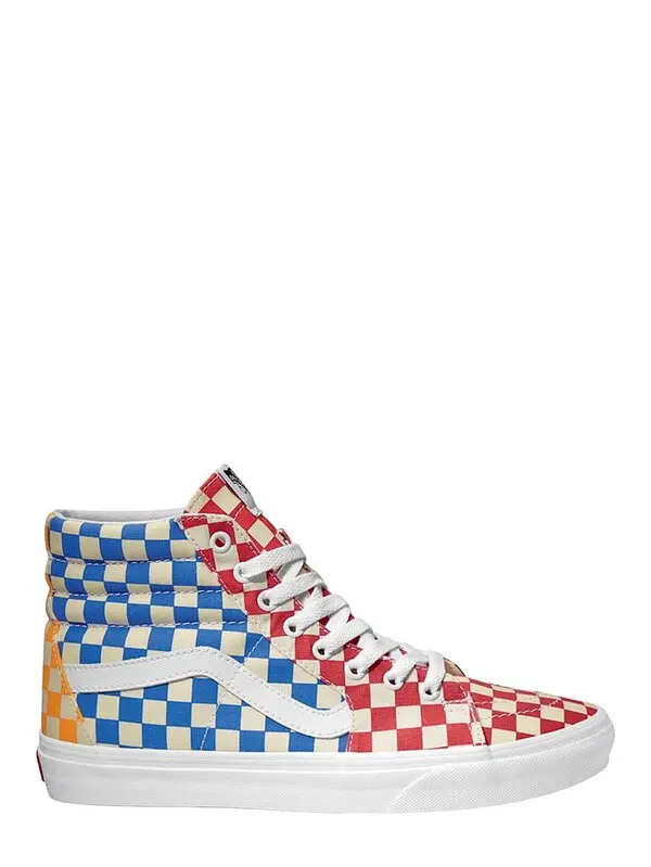 VANS Sk8-hi Checkerboard Sneakers - Multi/true White