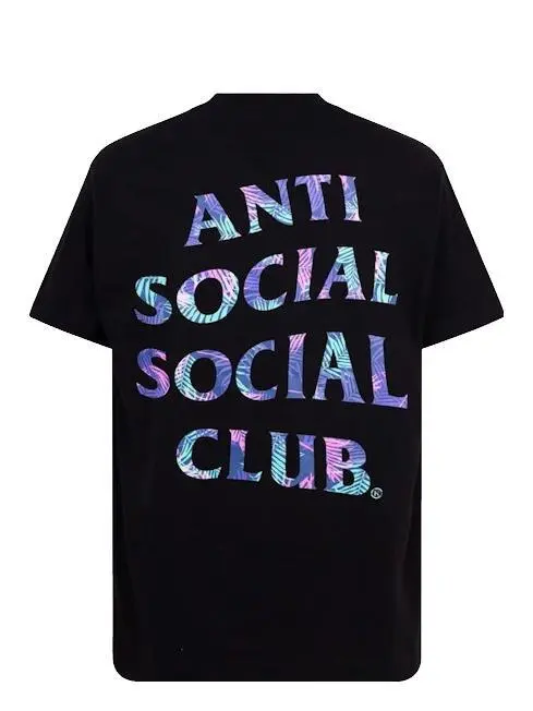 ANTI SOCIAL SOCIAL CLUB Kiss The Wall Tee Shirt - Black