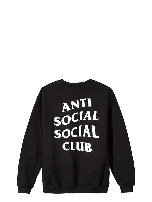 ANTI SOCIAL SOCIAL CLUB Mind Games Crewneck Sweatshirt - Black