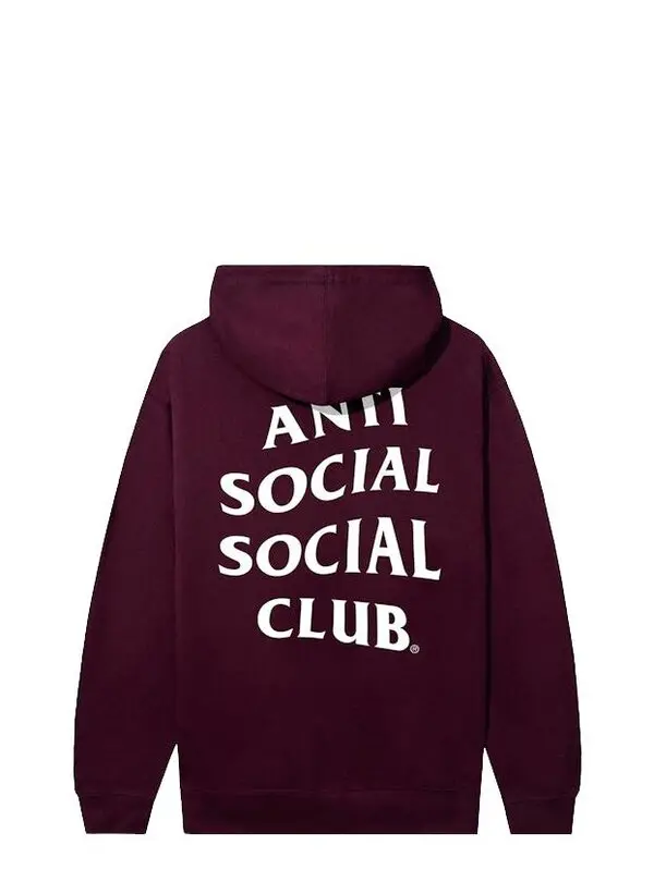 ANTI SOCIAL SOCIAL CLUB Mind Games Hoodie - Maroon