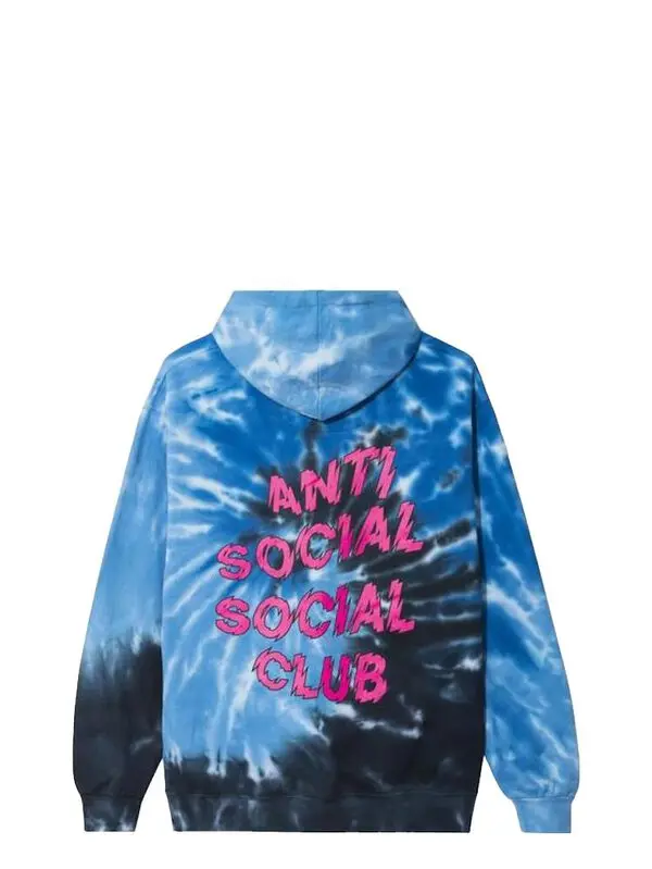 ANTI SOCIAL SOCIAL CLUB Maniac Hoodie - Blue Tie Dye