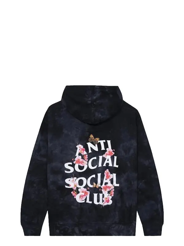 ANTI SOCIAL SOCIAL CLUB Kkoch Never Dies Hoodie - Black Tie Dye