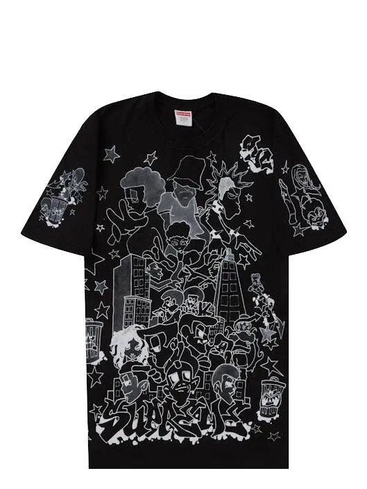 Supreme Downtown Tee Shirt - Black