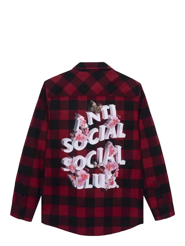 ANTI SOCIAL SOCIAL CLUB Happiest Place On Earth Flannel - Red