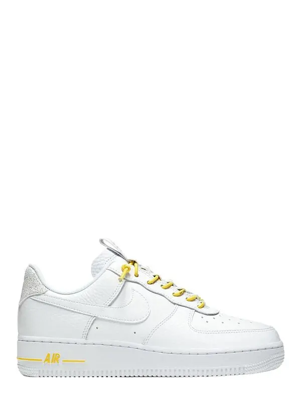 Nike Air Force 1 Low Lux Sneakers - White/chrome Yellow/black