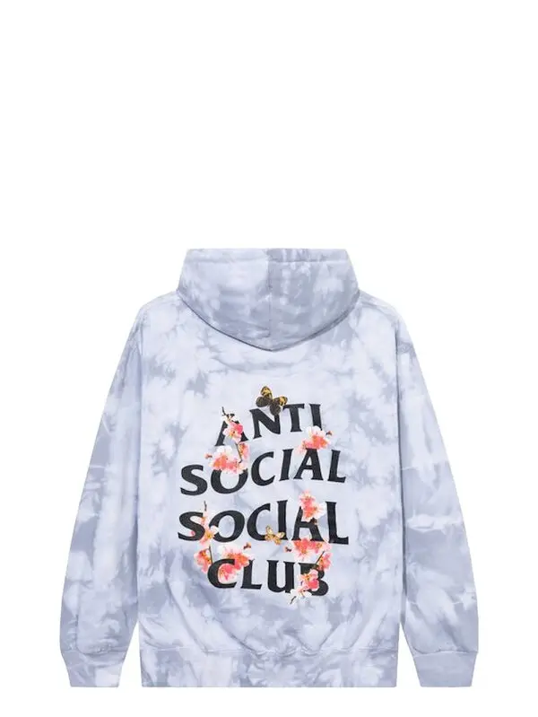 ANTI SOCIAL SOCIAL CLUB Kkoch Never Dies Hoodie - Grey Tie Dye