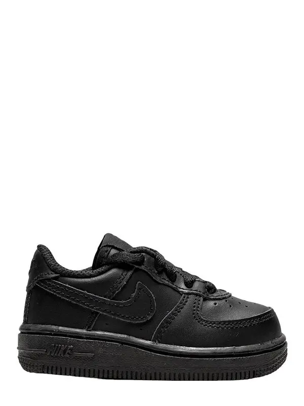 Nike Air Force 1 Low Lein Sneakers - Black