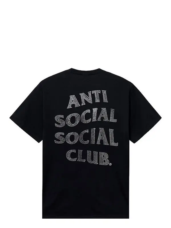 ANTI SOCIAL SOCIAL CLUB Mind Game Nailhead Premium Heavyweight Tee Shirt - Black