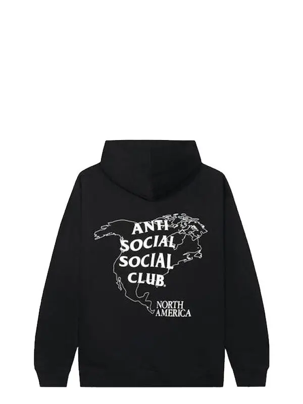 ANTI SOCIAL SOCIAL CLUB North America Hoodie - Black