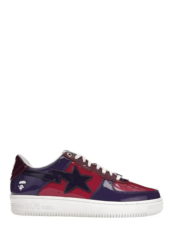 BAPE Sta Low Camo Combo Sneakers - Camo Purple
