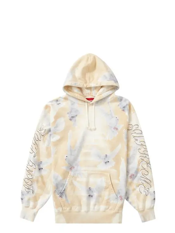 Supreme Doves Hooded Sweatshirt - Tan