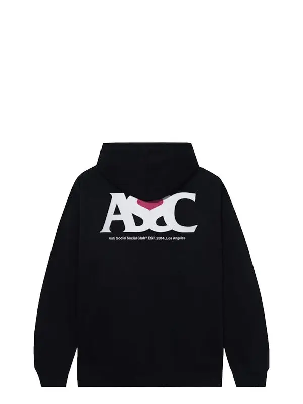ANTI SOCIAL SOCIAL CLUB Negative Space Hoodie - Black