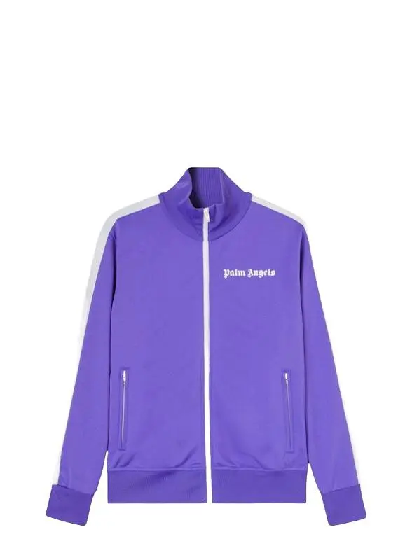 Palm Angels Track Jacket - Purple/white