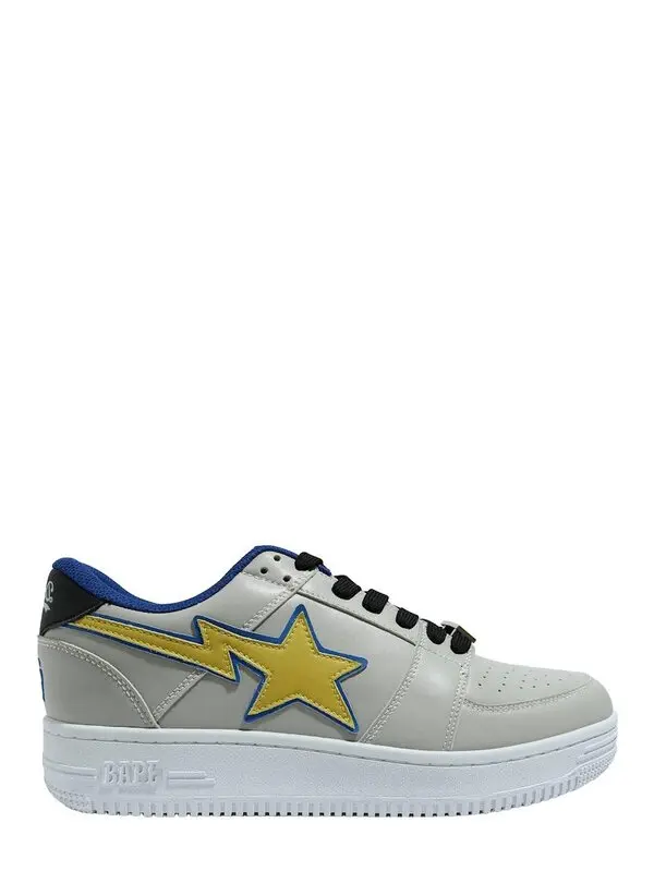 BAPE A Bathing Ape Sta Low Dreamville Sneakers - Grey/yellow/blue