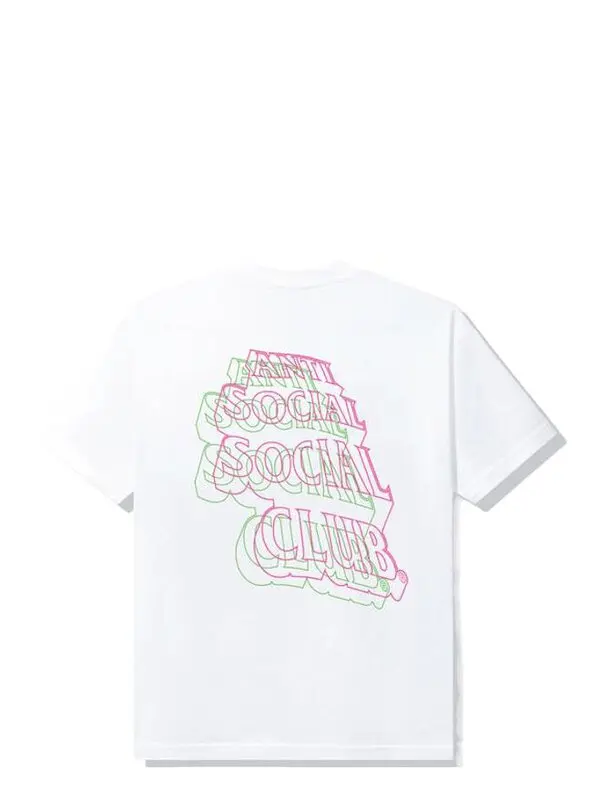 ANTI SOCIAL SOCIAL CLUB Neon Lights And A Lot Of Rain T-shirt - White