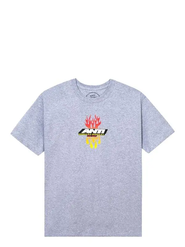 ANTI SOCIAL SOCIAL CLUB Hot At First Tee Shirt - Gray