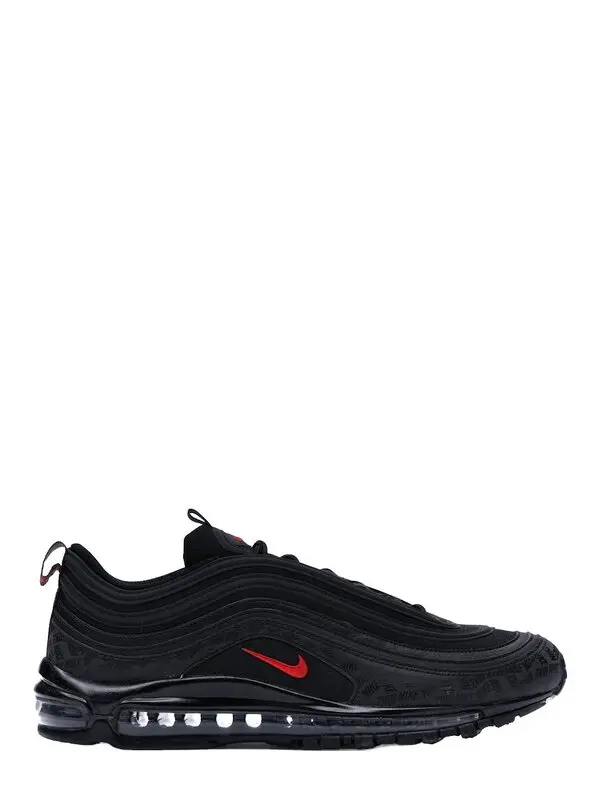 Nike Air Max 97 Allover Print Sneakers - Black/university Red