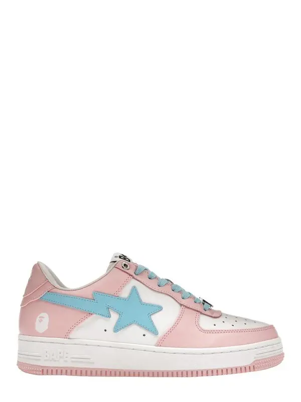 BAPE A Bathing Ape Sta Pastelin Sneakers - Pink/blue