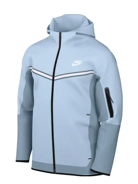 Nike Sportswear Tech Fleece Full-zip Hoodie - Celestine Blue