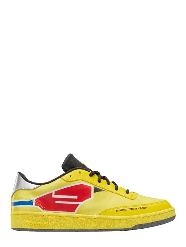 REEBOK Club C Power Rangers - Boldly Yellow/coal/silver Metallic