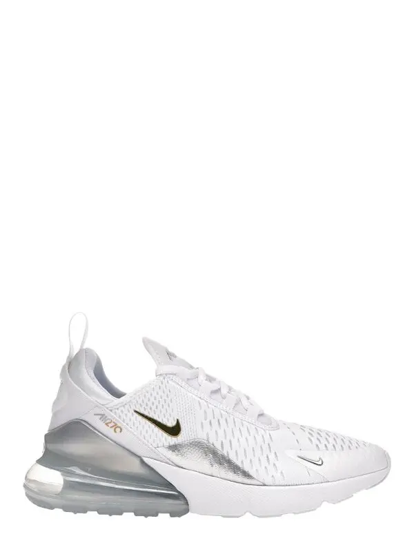 Nike Air Max 270 Metallic Sneakers - Gold/silver/white