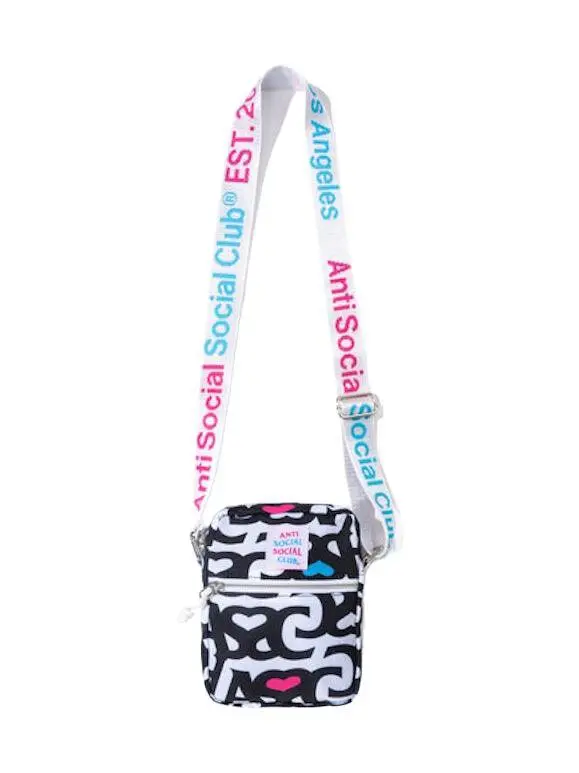 ANTI SOCIAL SOCIAL CLUB Negative Space Side Bag - White