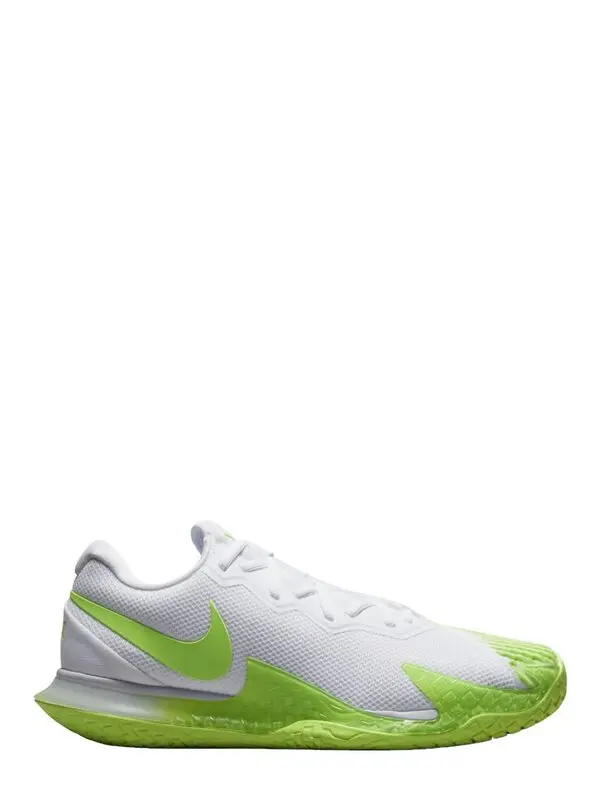 Nike Court Zoom Vapor Cage 4 Rafa Sneakers - White/lime Glow/obsidian