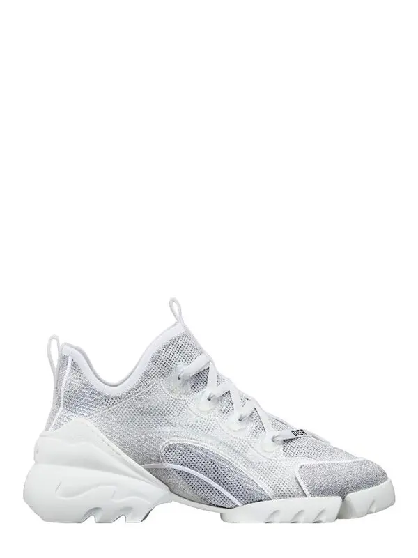 Dior D-connect Sneakers - Silver/tone/white