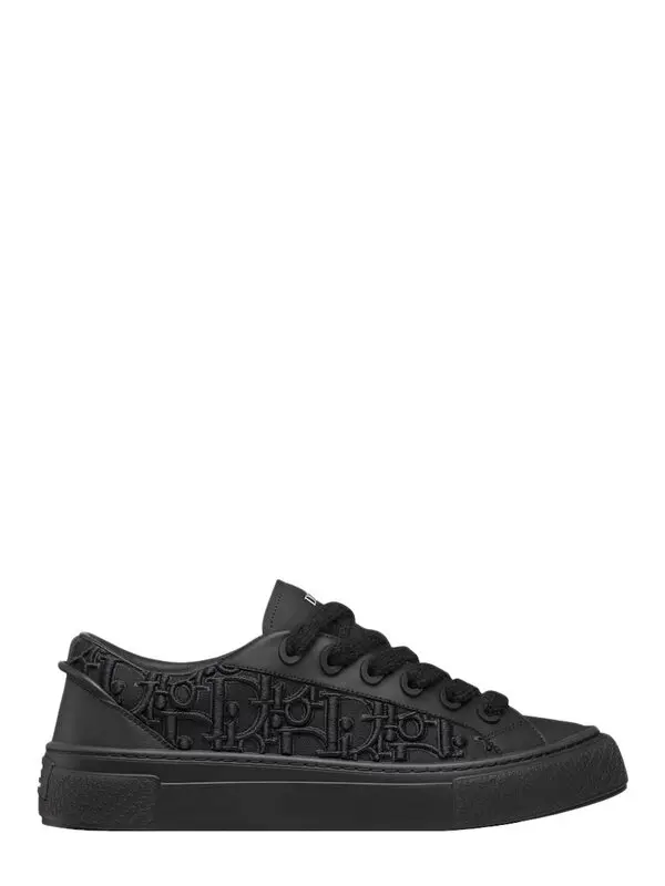 Dior B33 Sneaker With Oblique Raised Embroidery - Black