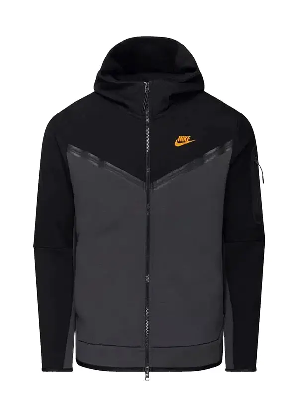Nike Sportswear Tech Fleece Full-zip Hoodie - Black/dark Smoke Grey