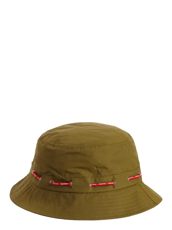 Supreme Shockcord Nylon Crusher Hat - Olive