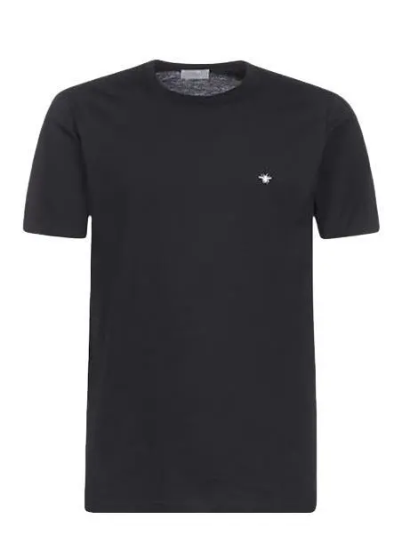 Dior Bee Embroidered T-shirt - Black