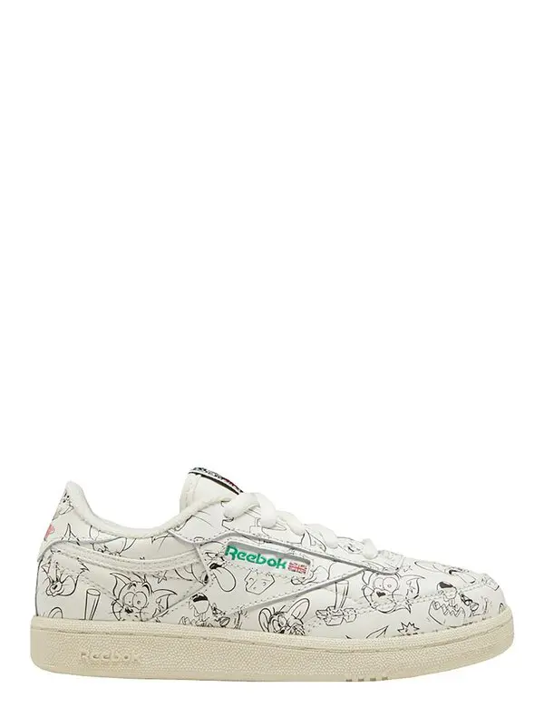 REEBOK Club C Tom & Jerry Allover Sneakers - Chalk/paper White/excellent Red