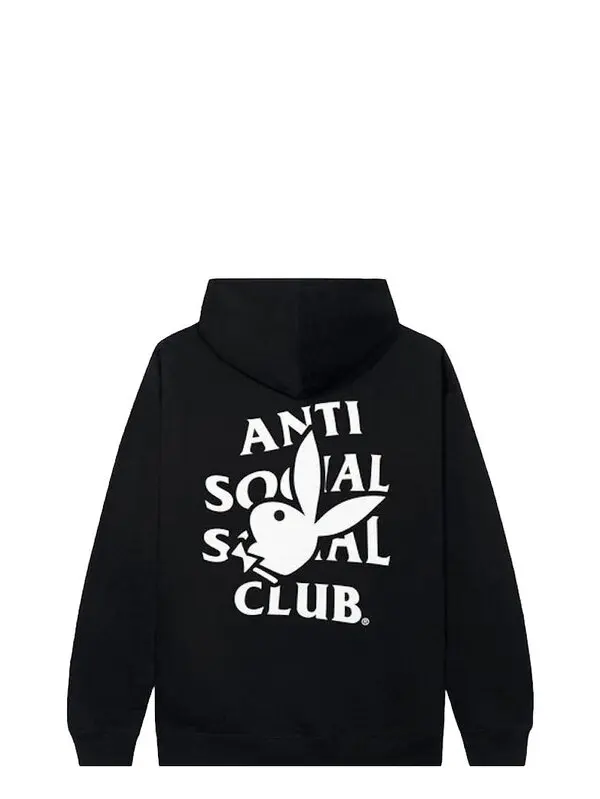ANTI SOCIAL SOCIAL CLUB Playboy Bunny Logo Hoodie - Black