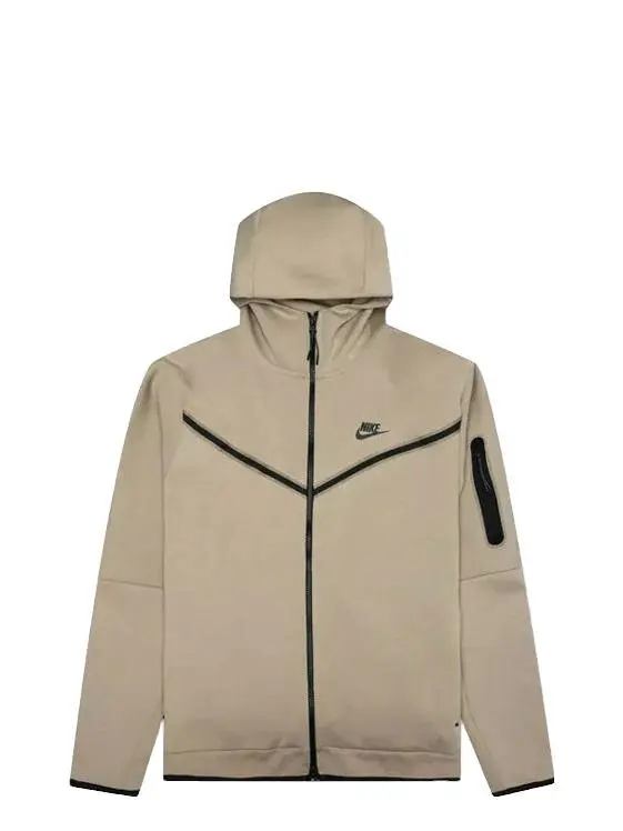 Nike Sportswear Tech Fleece Fullzip Hoodie - Khaki/black